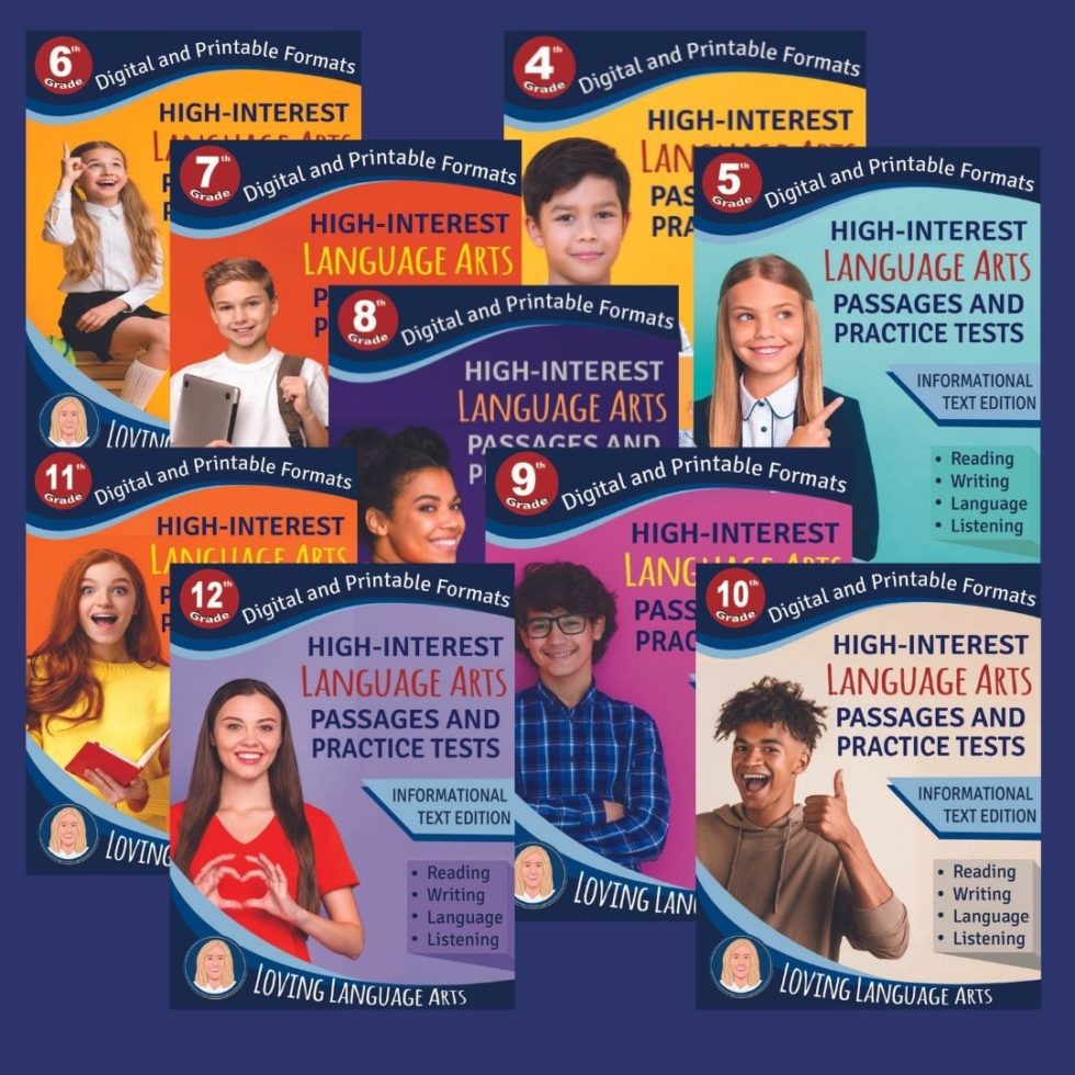 12th Grade Standardized ELA Test Prep Loving Language Arts
